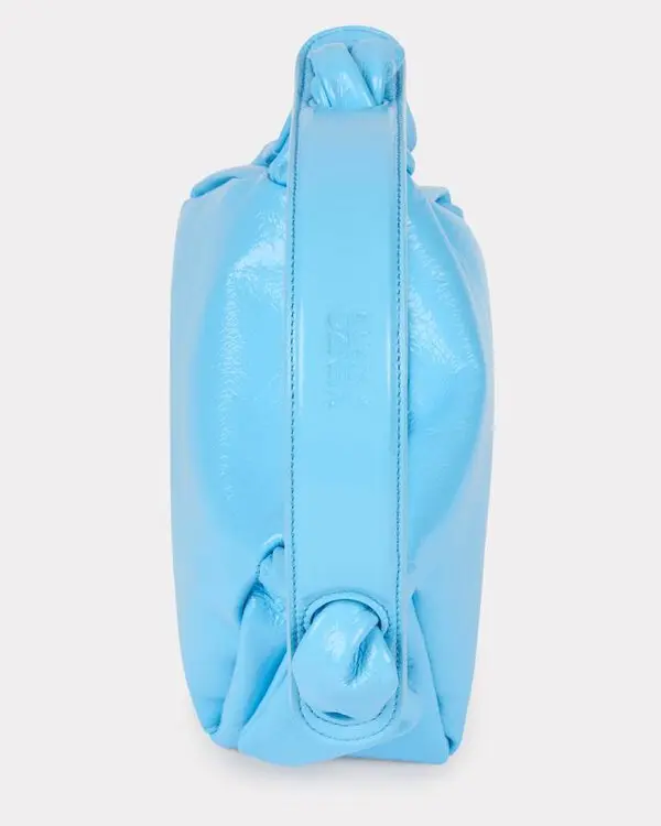 Kenzo Furoshiki' Mini Bag In Leather - Turquoise