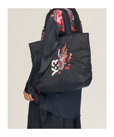 Y3 Yashka Printed Tote Bag