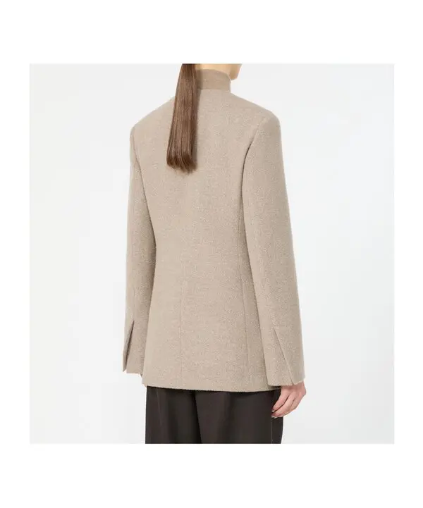 Max Mara Long-sleeved Crew Neck Jacket