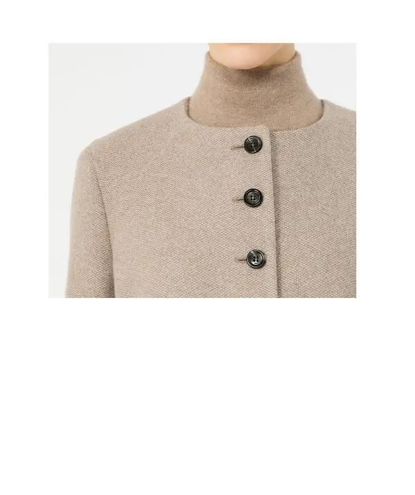 Max Mara Long-sleeved Crew Neck Jacket