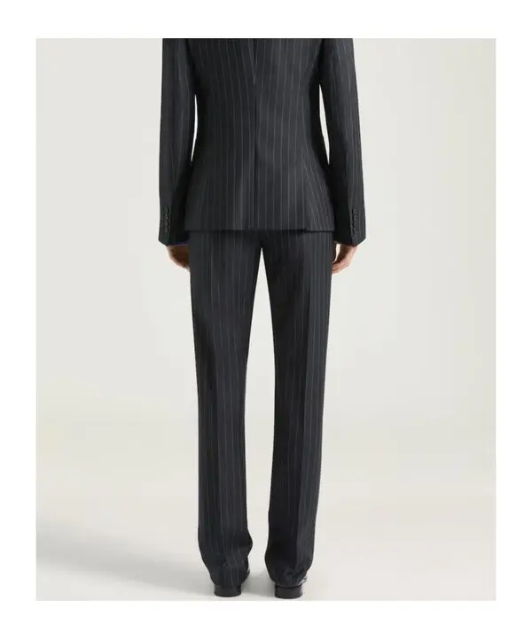 Givenchy Striped Skinny Pants In Wool