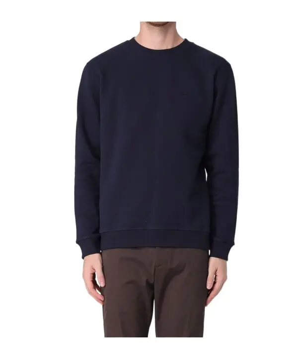 DONDUP Crewneck Cotton Sweater With Gothic 'd' Graphic