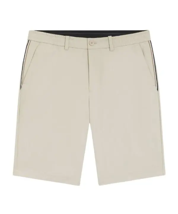 Hugo Boss Logo-patch Side-stripe Shorts