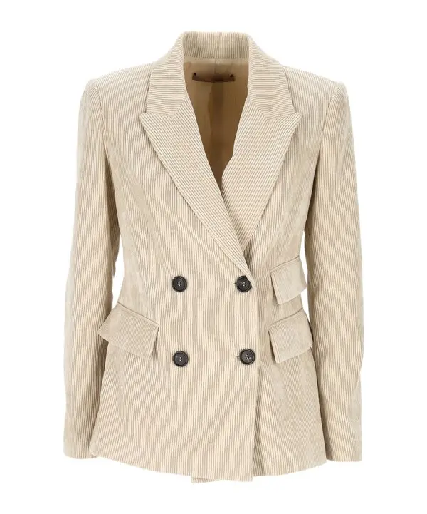 D.exterior Long-sleeve Blazer