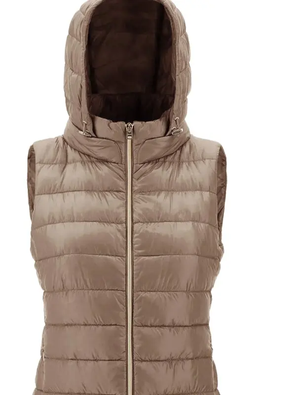 Herno Sleeveless Down Vest With Hood