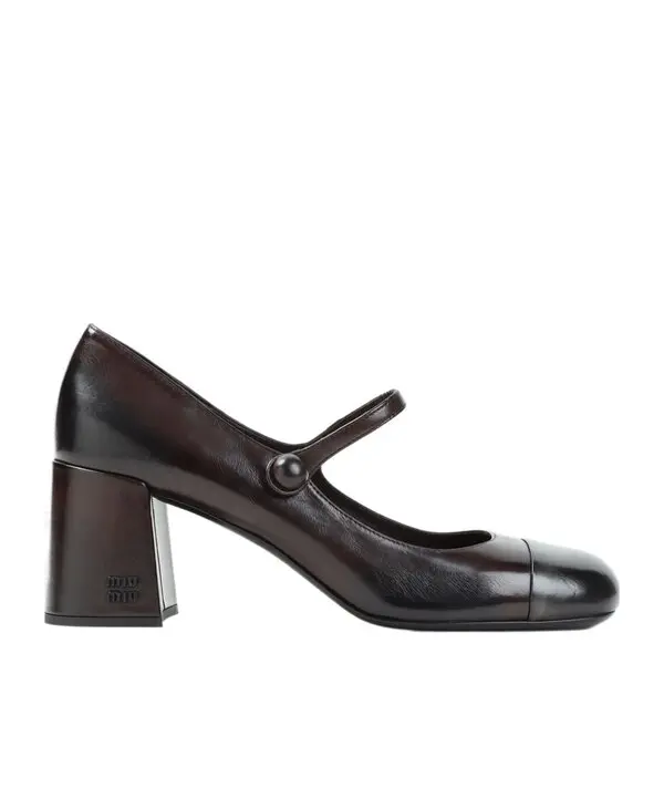 Miu Miu Logo High Heels