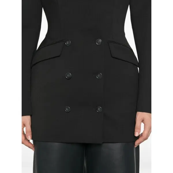 Andamane Double-breasted Collarless Jacket