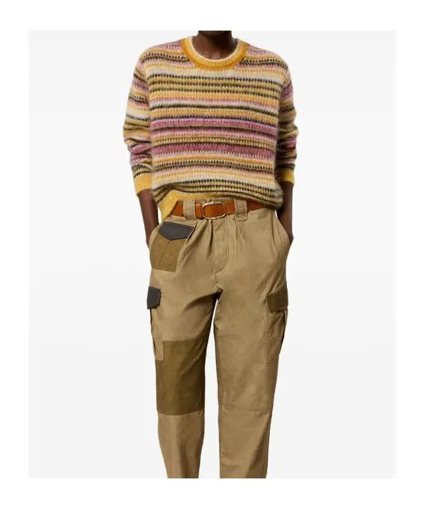 Isabel Marant Étoile Morine Striped Brushed-knit Jumper