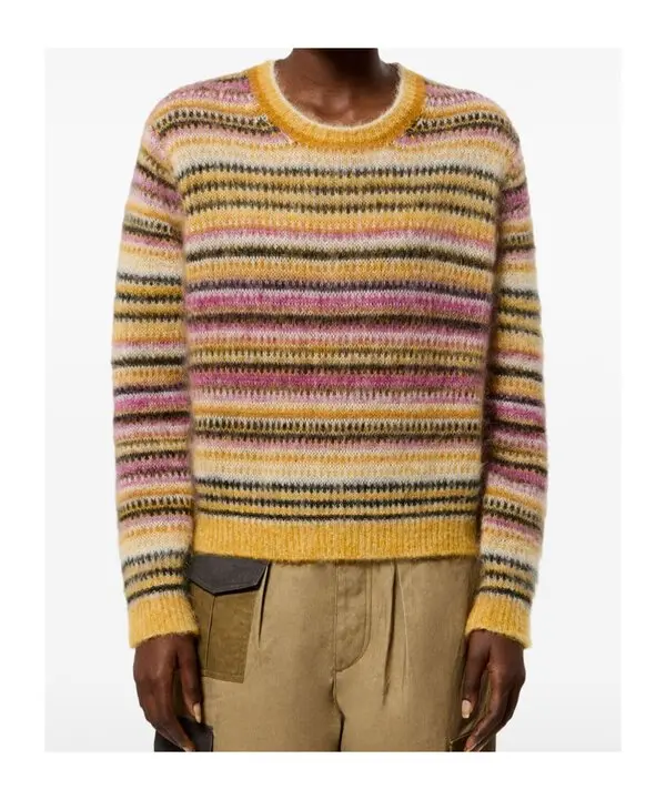 Isabel Marant Étoile Morine Striped Brushed-knit Jumper