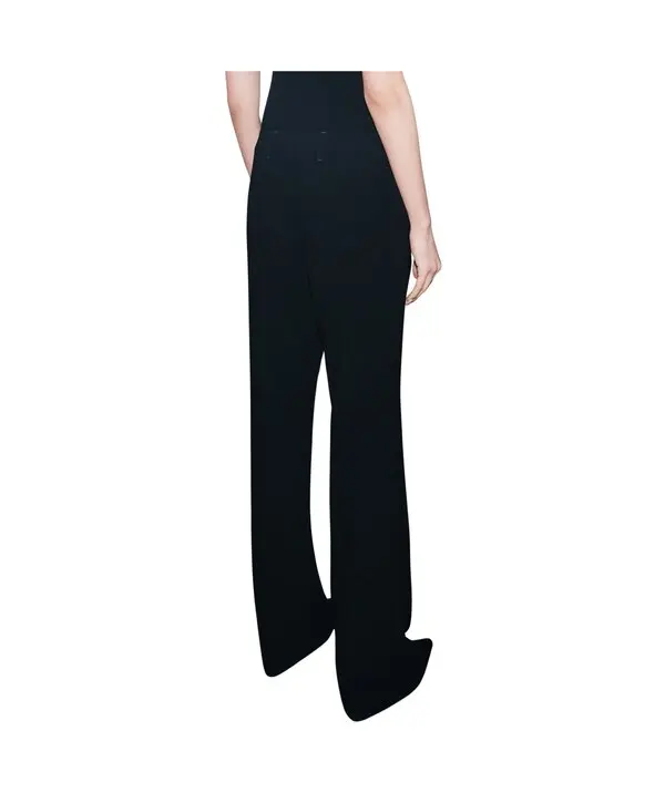 Marella Mini-flare Crepe Envers Satin Trousers
