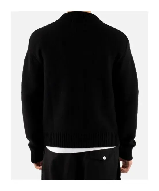 ARTE ANTWERP Logo-patch Zip-up Sweater