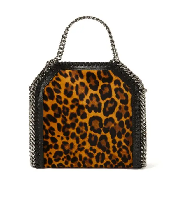 Stella McCartney Falabella Tiny Tote Bag - Leopard