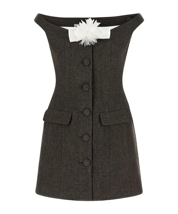 SELF-PORTRAIT Off-the-shoulder Mini Dress