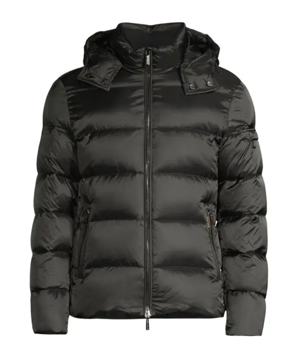 MOORER Brett Hooded Down Jacket - Green