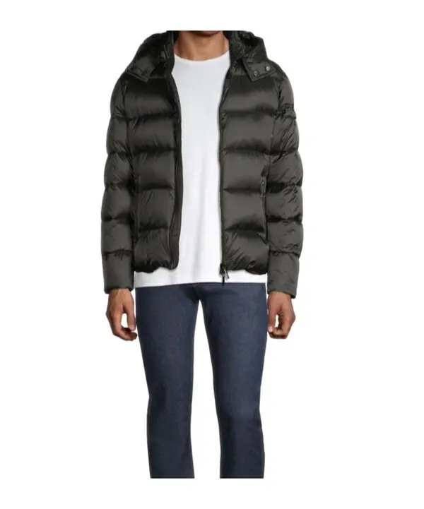 MOORER Brett Hooded Down Jacket - Green
