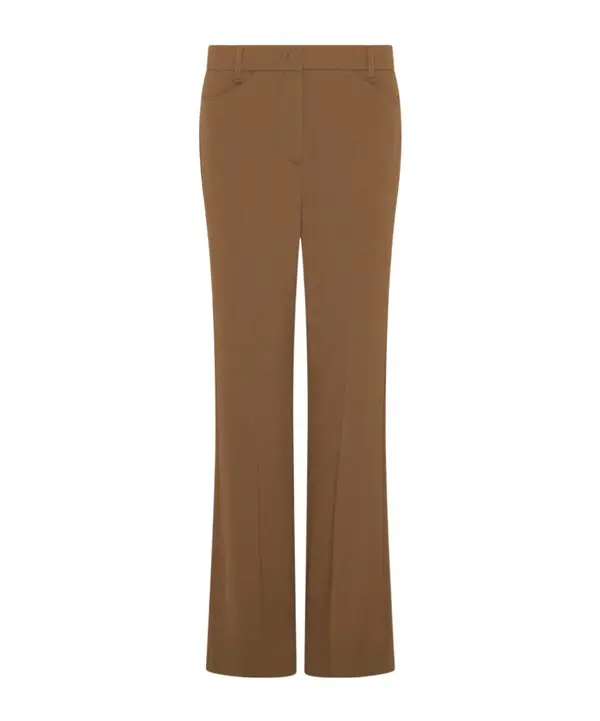 Marella Mini-flare Crepe Envers Satin Trousers
