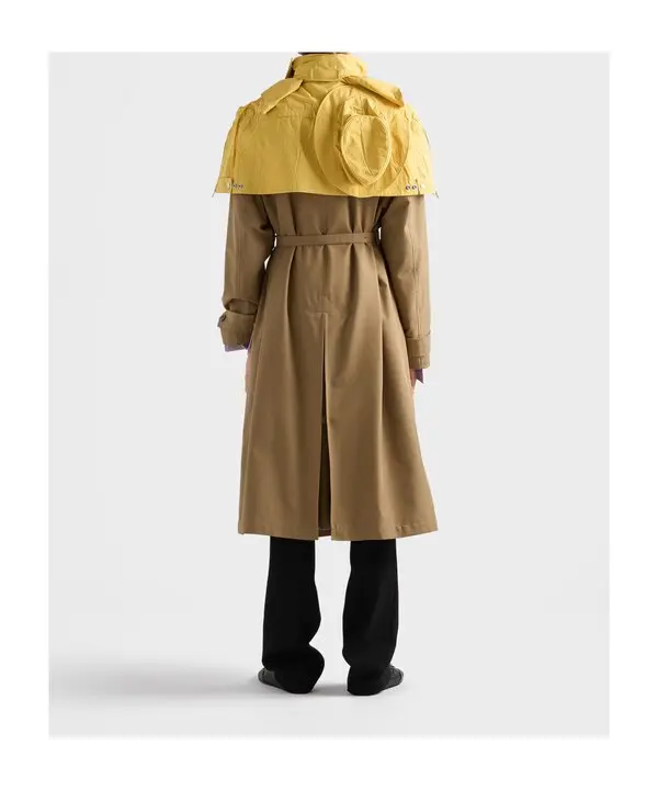 Prada Hooded Pocket Cape