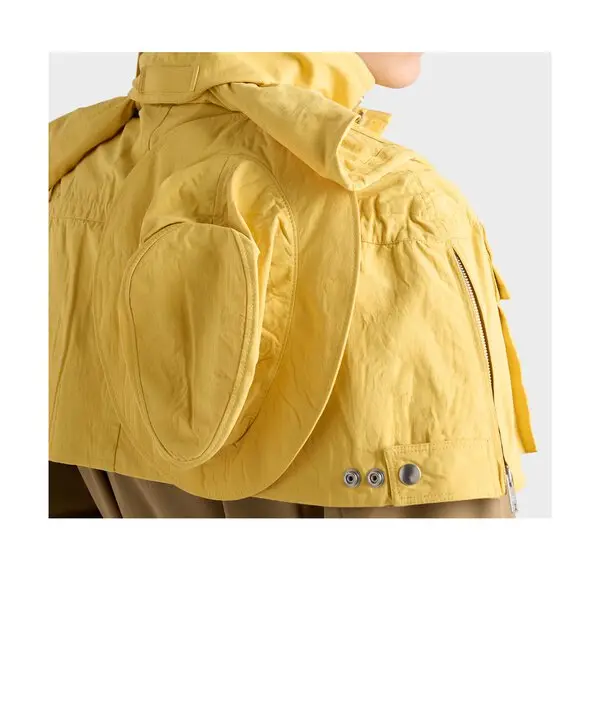 Prada Hooded Pocket Cape
