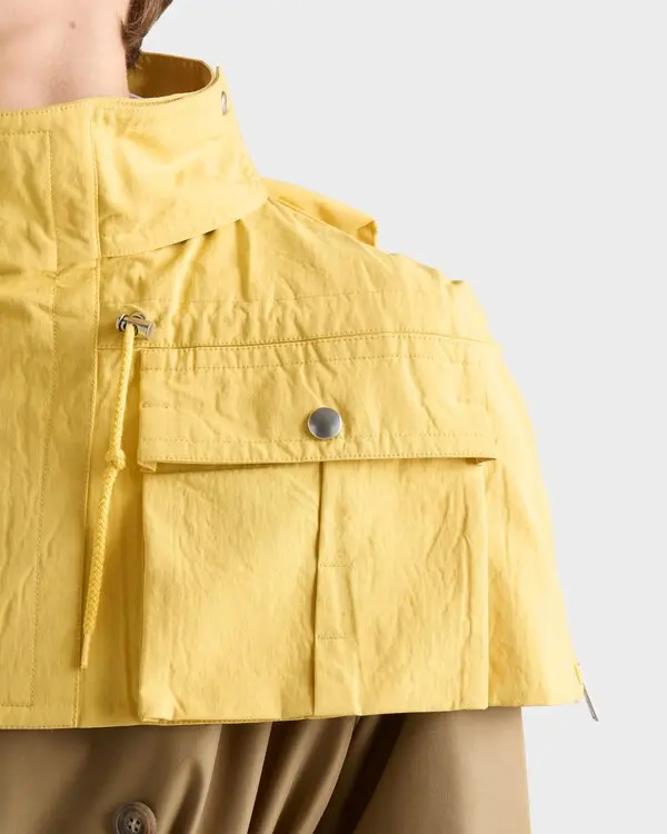 Prada Hooded Pocket Cape