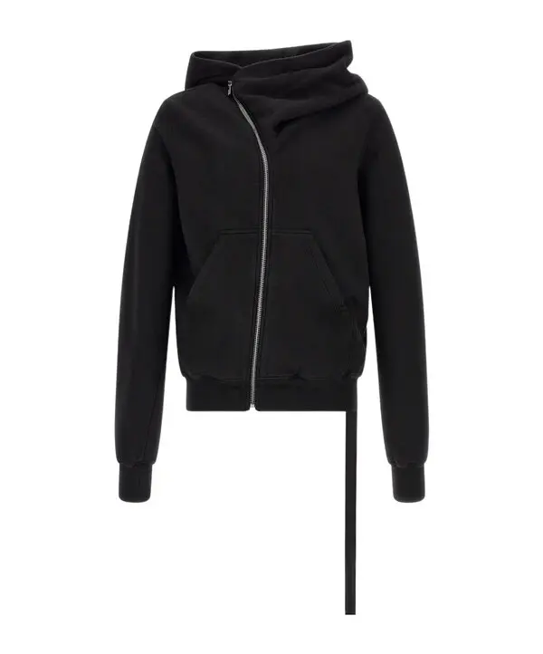 Rick Owens Mountain Asymmetric Zip Hoodie