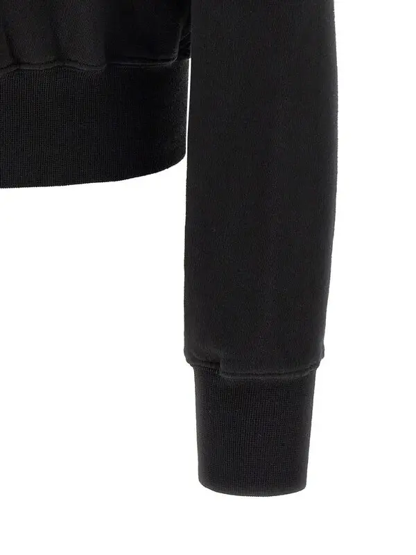 Rick Owens Mountain Asymmetric Zip Hoodie