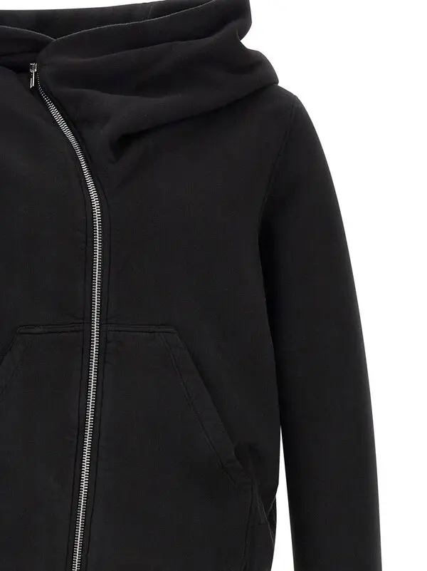 Rick Owens Mountain Asymmetric Zip Hoodie