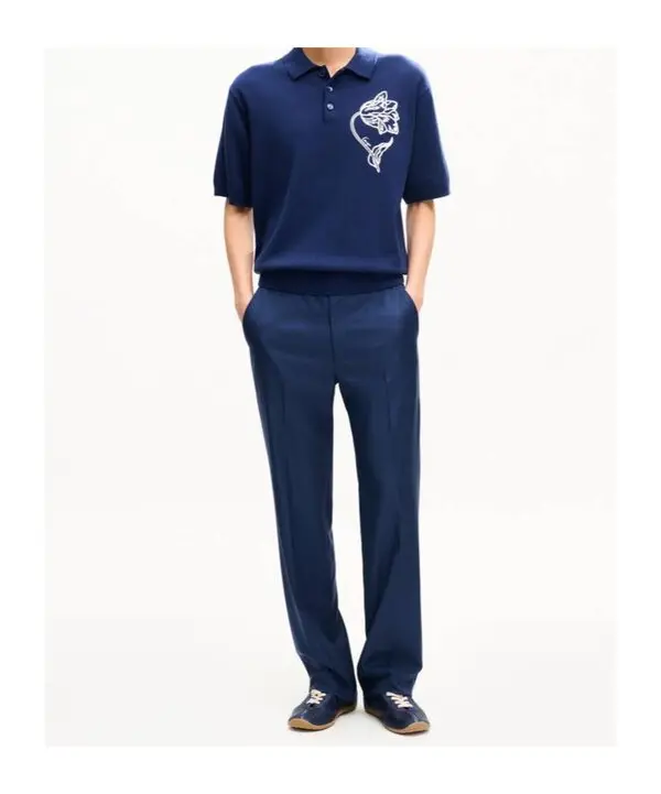 Kenzo Tulip Embroidered Polo Shirt