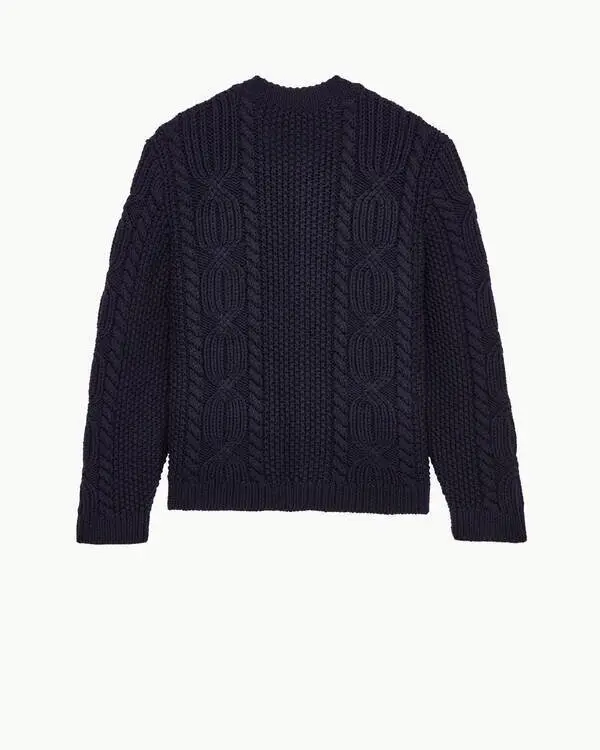 Saint Laurent Cable-knit Button-fastening Cardigan