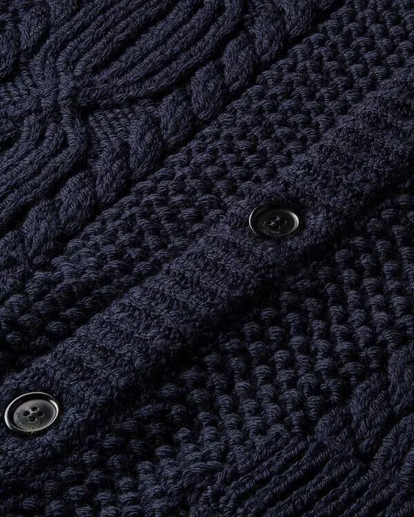 Saint Laurent Cable-knit Button-fastening Cardigan