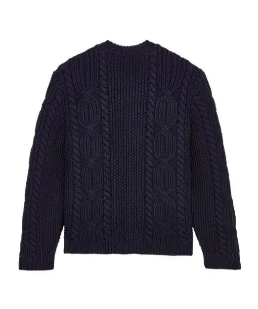 Saint Laurent Cable-knit Cardigan - Ocean