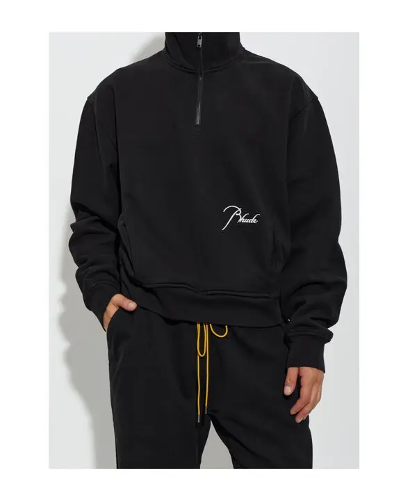 Rhude Logo Half-zip Sweatshirt