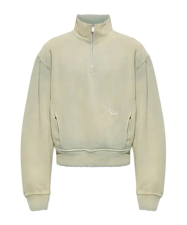Rhude Half-zip Logo Sweatshirt