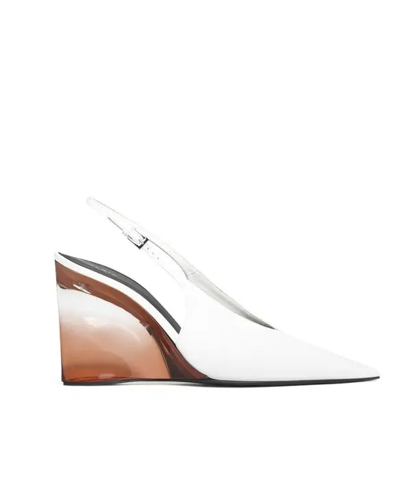 Alaïa Pointed-toe Wedge Slingbacks