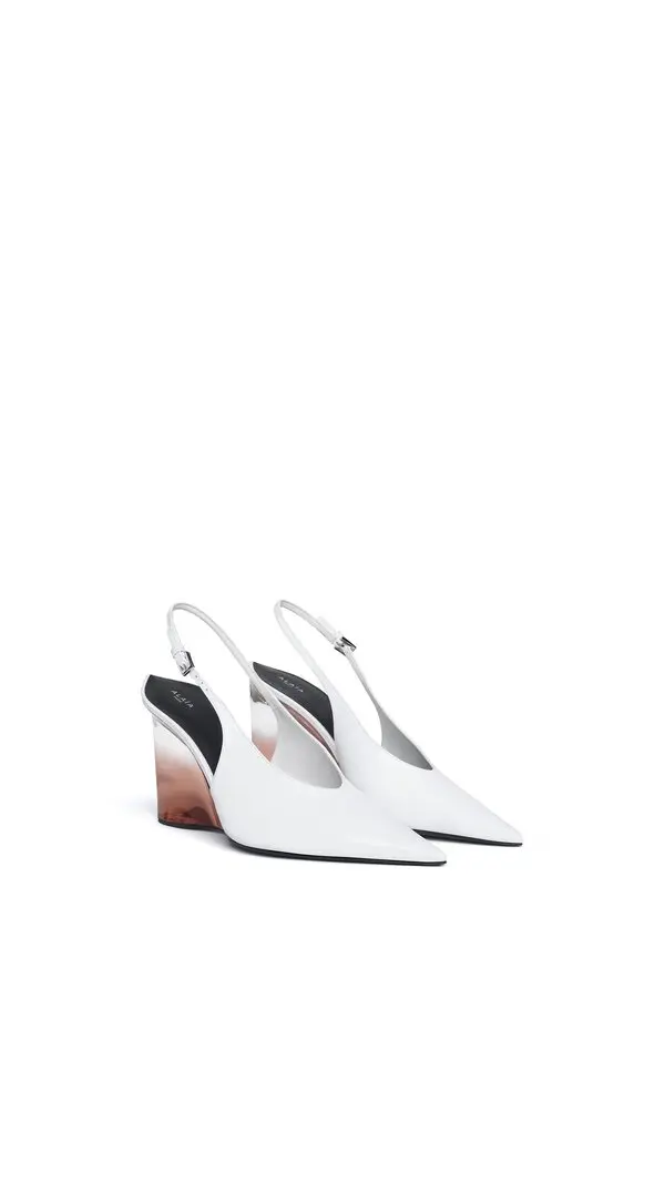 Alaïa Pointed-toe Wedge Slingbacks