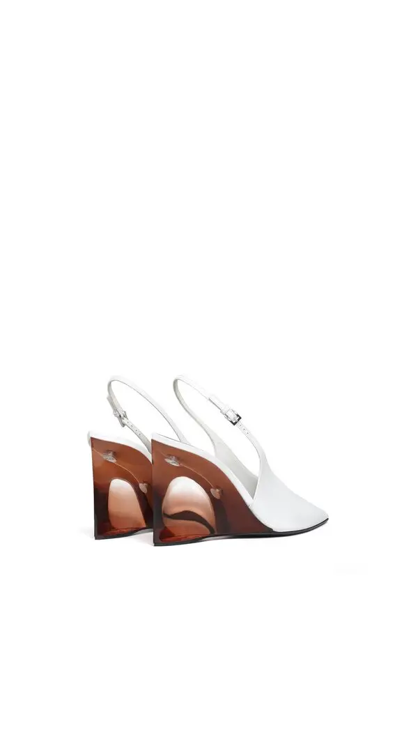 Alaïa Pointed-toe Wedge Slingbacks