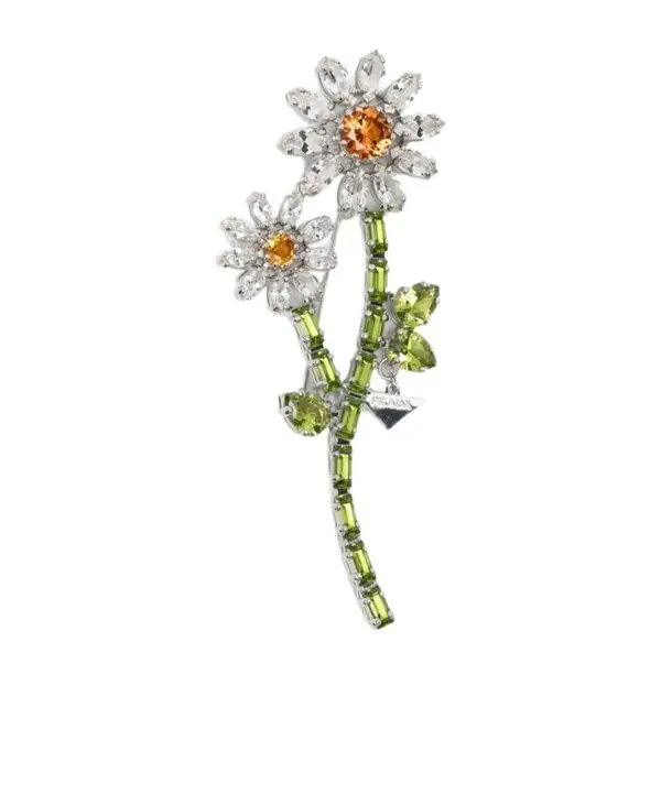 Prada Floral Brooch