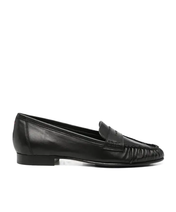 AeydĒ Aldous Ruched Penny-slot Loafers