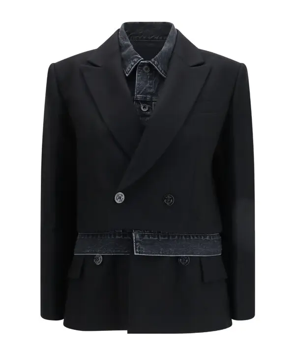 Sacai Layered Cropped Jacket