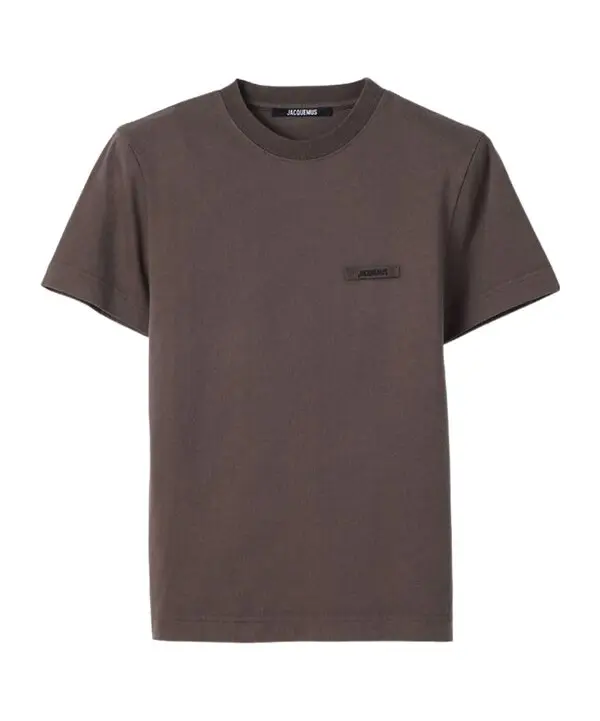 Jacquemus Gros Grain Crewneck T-shirt - Brown