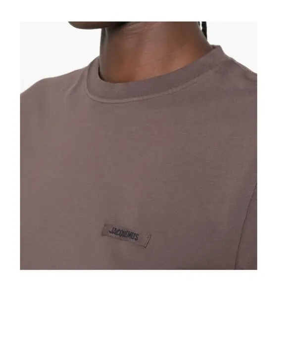 Jacquemus Gros Grain Crewneck T-shirt - Brown