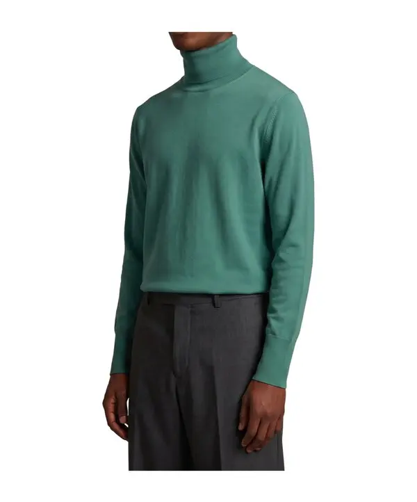BALLANTYNE Zephir Turtleneck Knitted Sweater - Zephir Green