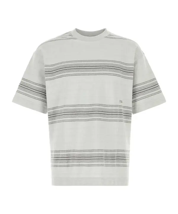 Nanamica Stripe Embroidered T-shirt