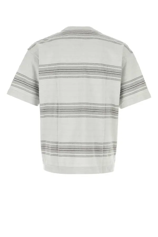 Nanamica Stripe Embroidered T-shirt