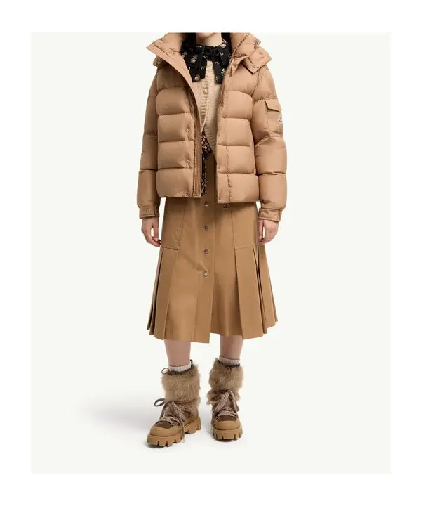 Moncler Maya 70 Hooded Short Down Jacket
