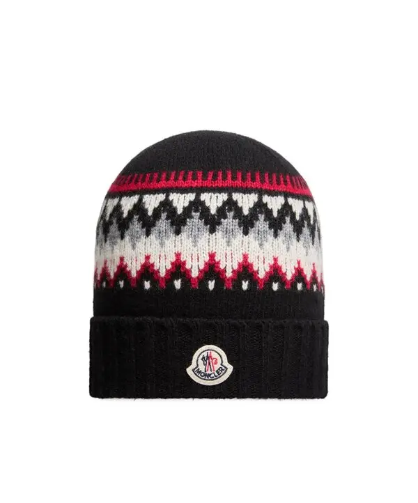 Moncler Jacquard Wool Beanie