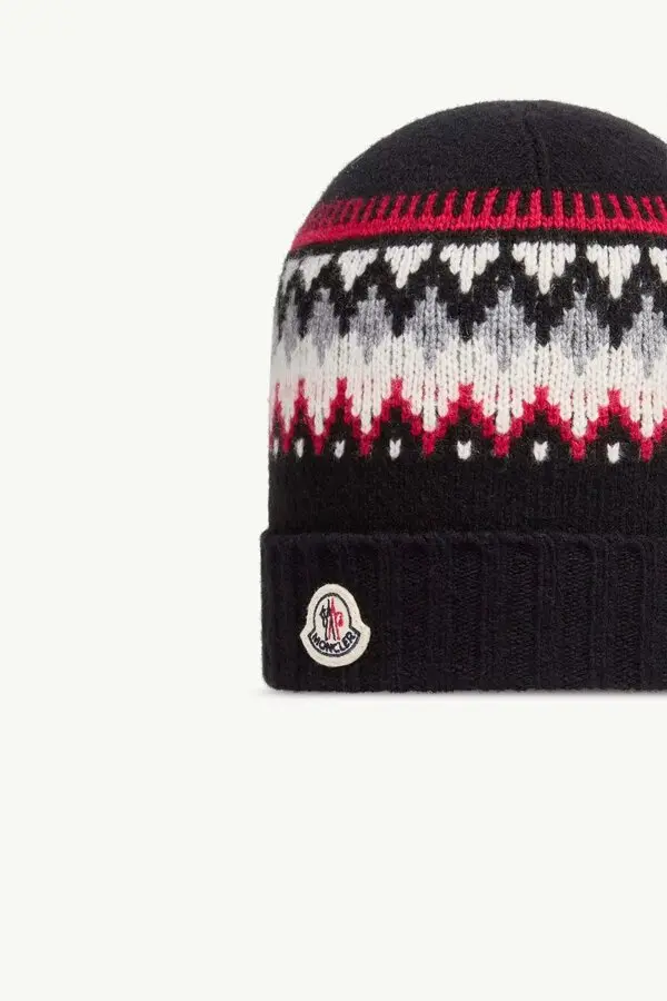 Moncler Jacquard Wool Beanie