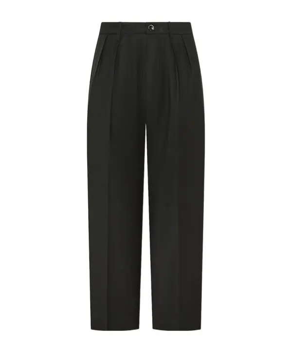 NINE:INTHE:MORNING Kai Pleated Baggy Pants - Black