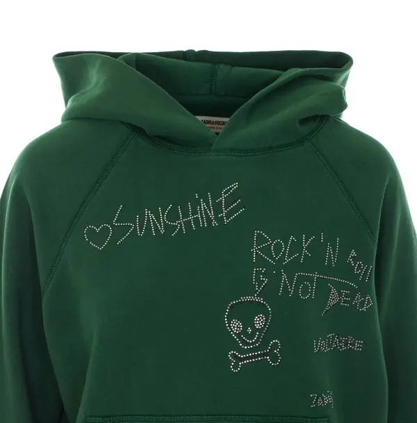 Zadig&Voltaire Georgy Crystal Detail Hoodie