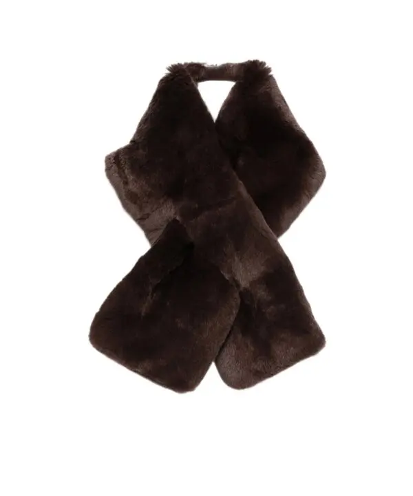 YVES SALOMON Logo Square Scarf
