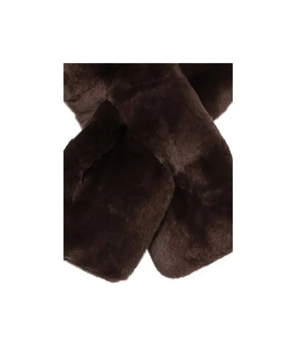 YVES SALOMON Logo Square Scarf